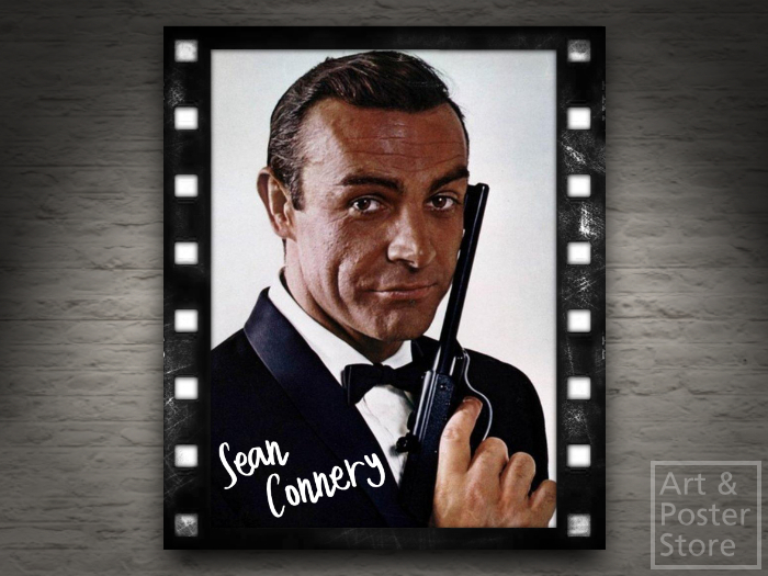 Second Life Marketplace - Hollywood Legend SEAN CONNERY | Mesh Wall Panel
